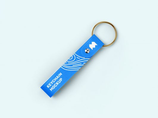 4 Free Strap Keychain Mockups PSD - PsFiles