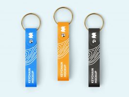 4 Free Strap Keychain Mockups PSD - PsFiles