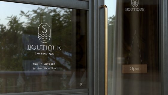 Free Window Logo Sticker Sign Mockup - Free Photoshop Files | PsFiles