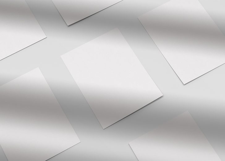 Free Isometric Paper Mockup PSD - PsFiles