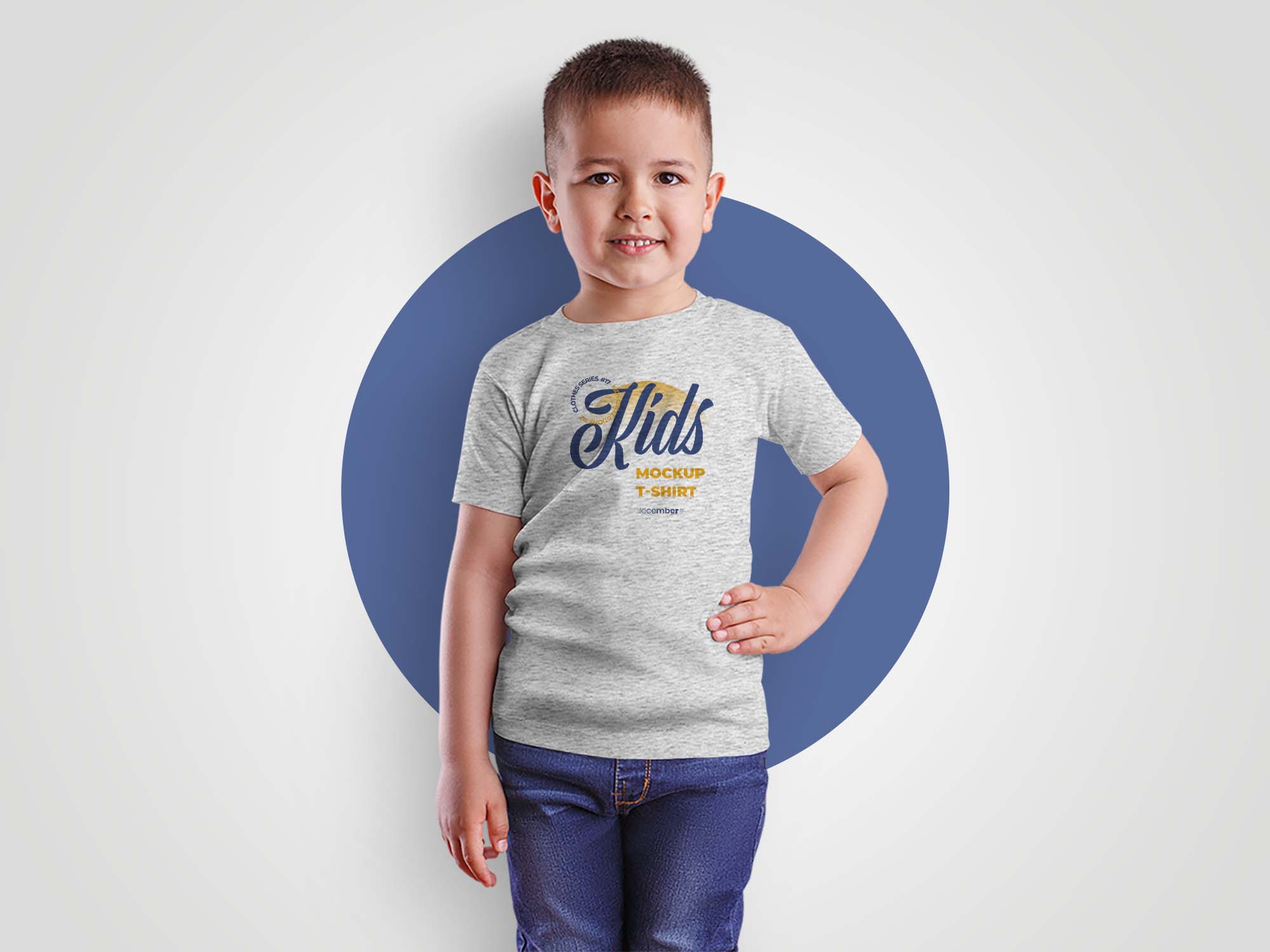 Free Boy T-Shirt Mockup PSD - PsFiles