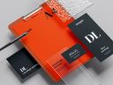 5 Free Premium Stationery With Plexiglass Mockup PSD set - PsFiles