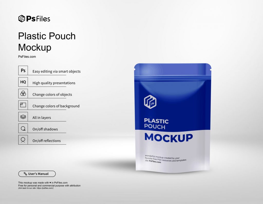 Free Packaging Pouch Mockup PSD - PsFiles