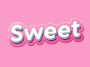 Free Sweet Text Effect PSD - PsFiles