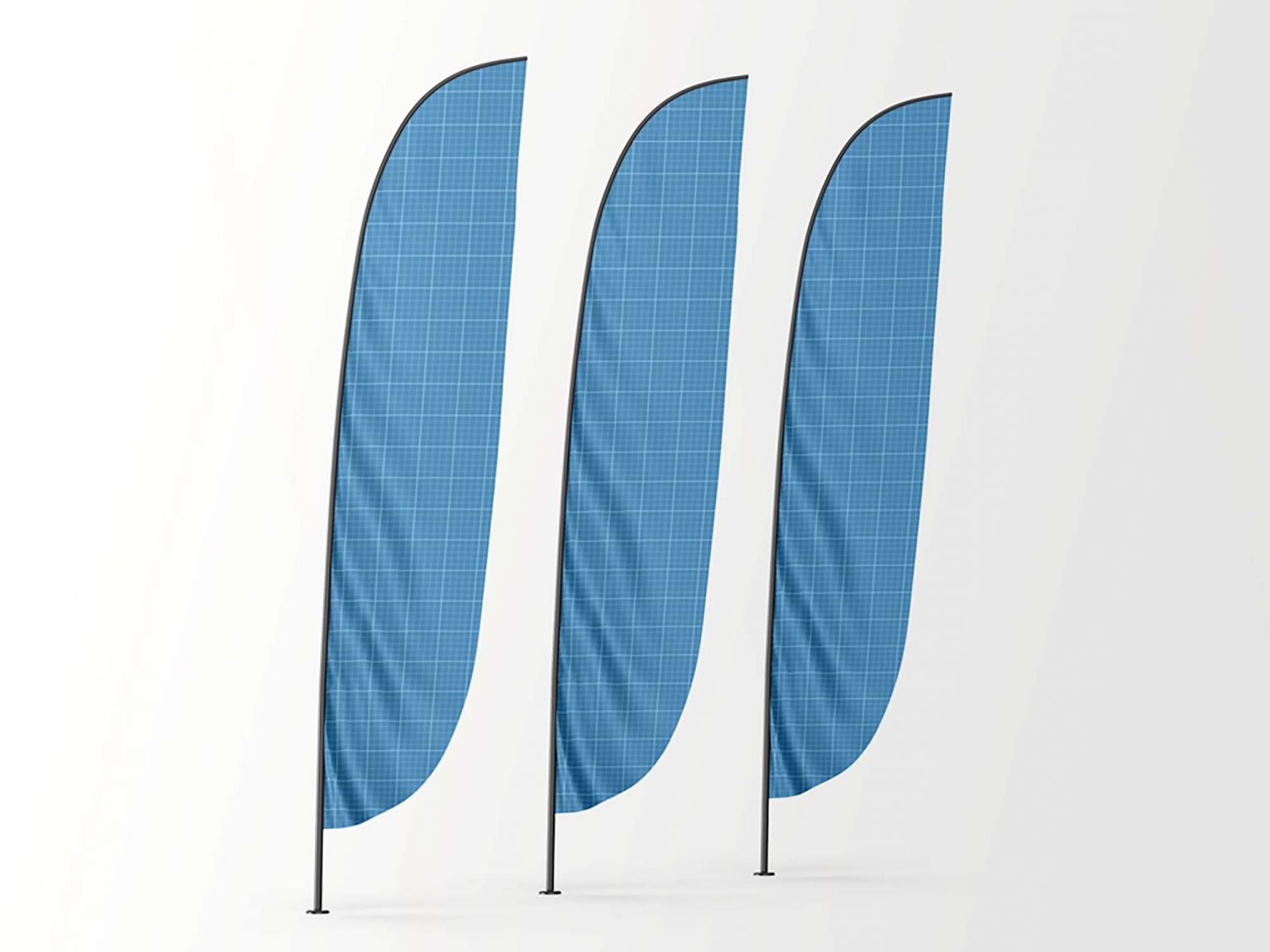 Free Feather Flag Mockup PSD - PsFiles