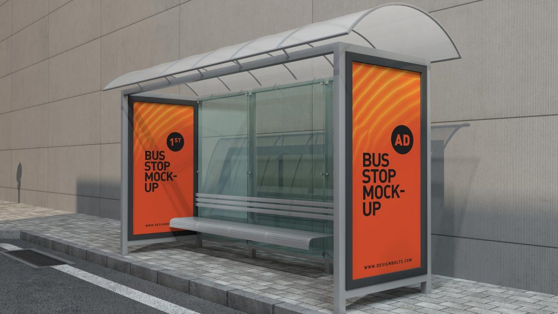 Free Bus Advertising Mockup PSD - PsFiles