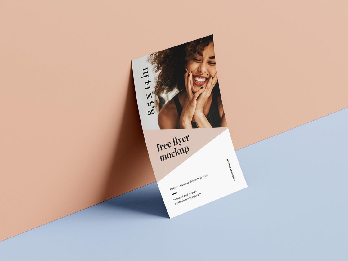 Free Long Flyer Mockups 5 PSD Set - PsFiles