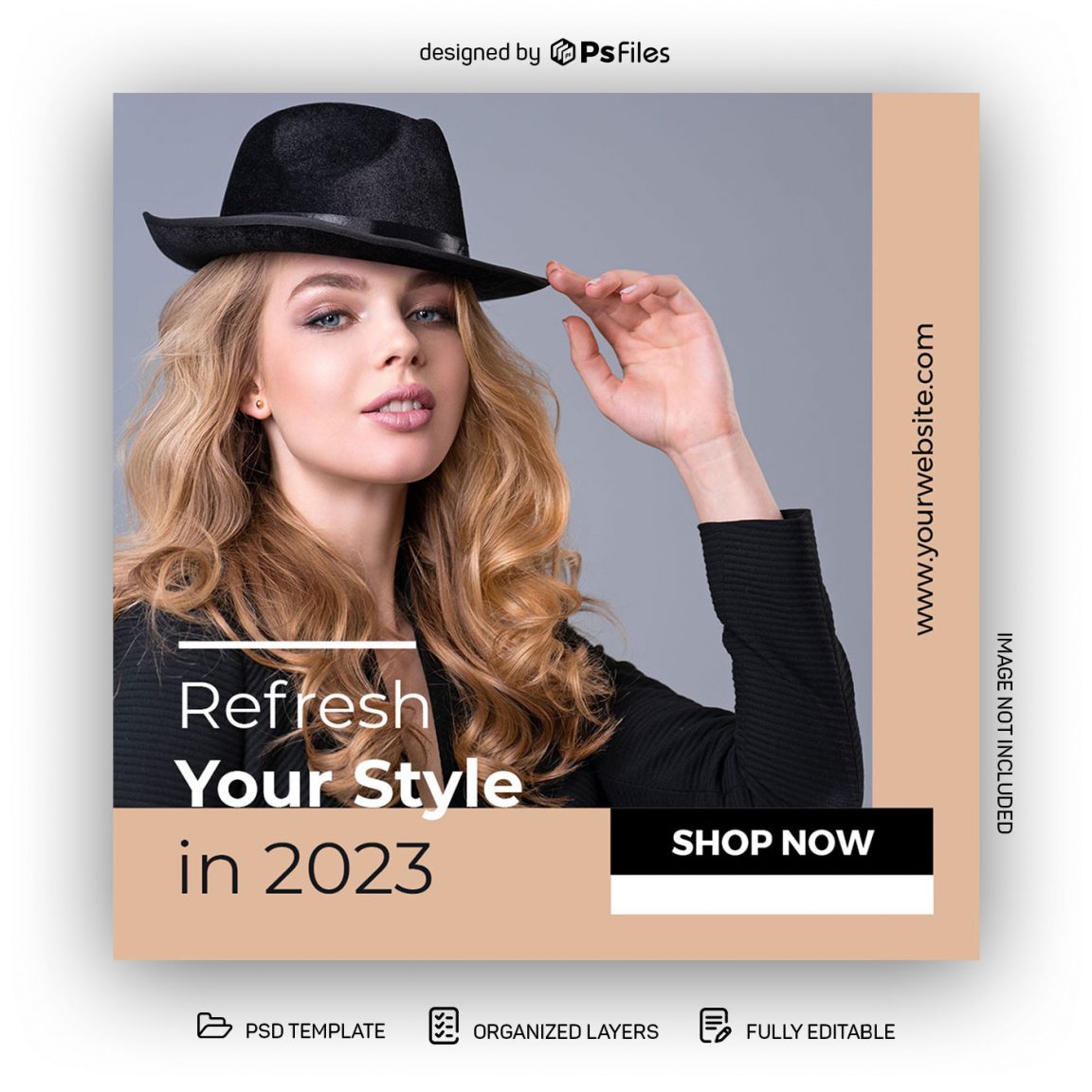 Refresh Fashion Style Instagram Post Design Template PSD - PsFiles