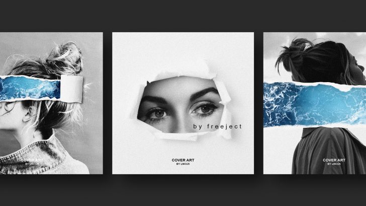 Paper with Ripped Borders Mockup Free PSD - PsFiles