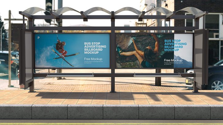 Free Bus Advertising Mockup PSD - PsFiles