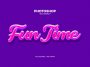 Free Fun Time Exposed Style Photoshop Text Effect PSD - PsFiles