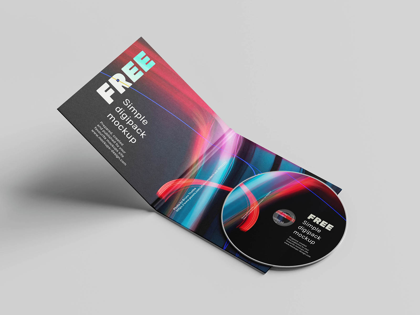 Free CD DVD Digipack Mockup PSD Set - PsFiles