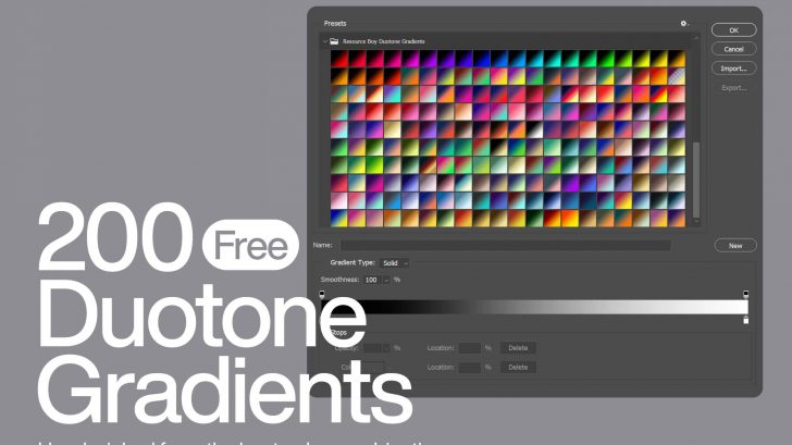 +500 Free Photoshop Gradient Maps - PsFiles