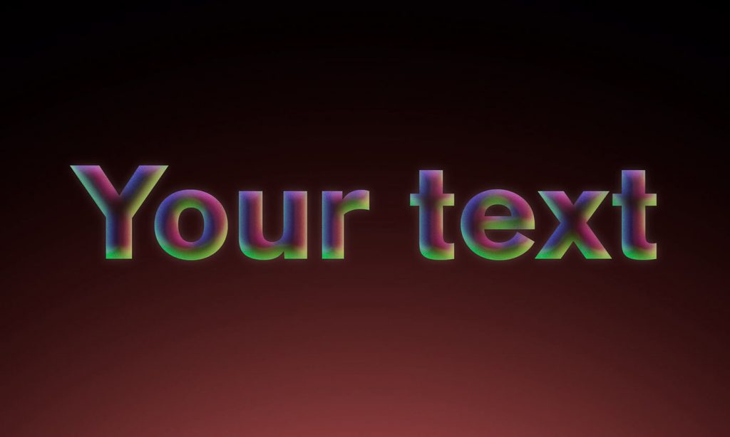 Neonic Text Effect PSD free - PsFiles