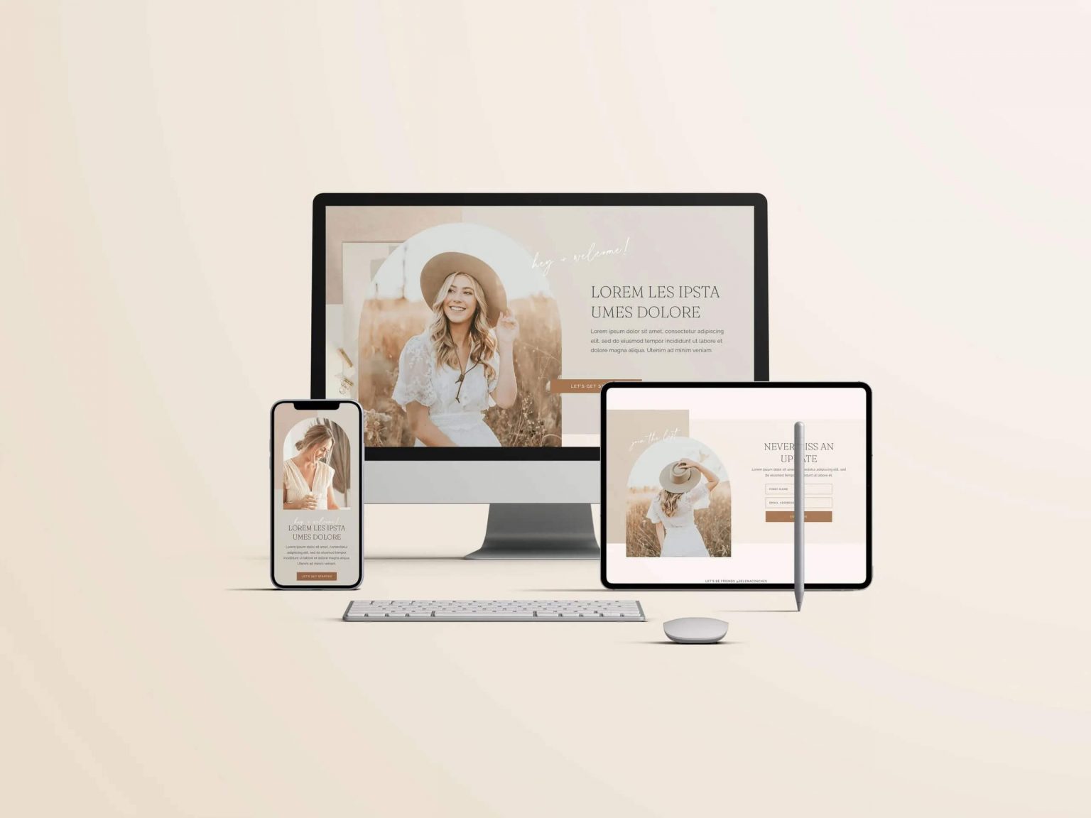 Free Responsive Website Design Mockup PSD- PsFiles