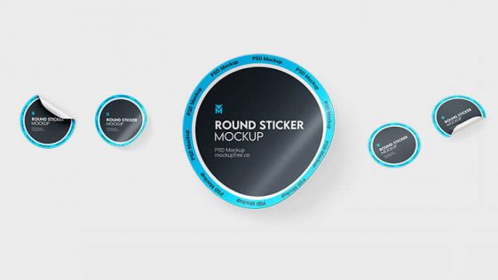 Free Personalized Label or Die Cut Sticker PSD Mockup - PsFiles