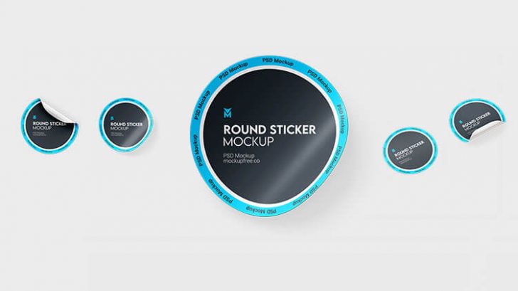 Free Personalized Label or Die Cut Sticker PSD Mockup - PsFiles