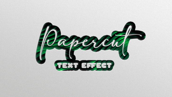 Free Paper Cutout Text Effect PSD - Free Photoshop Files | PsFiles