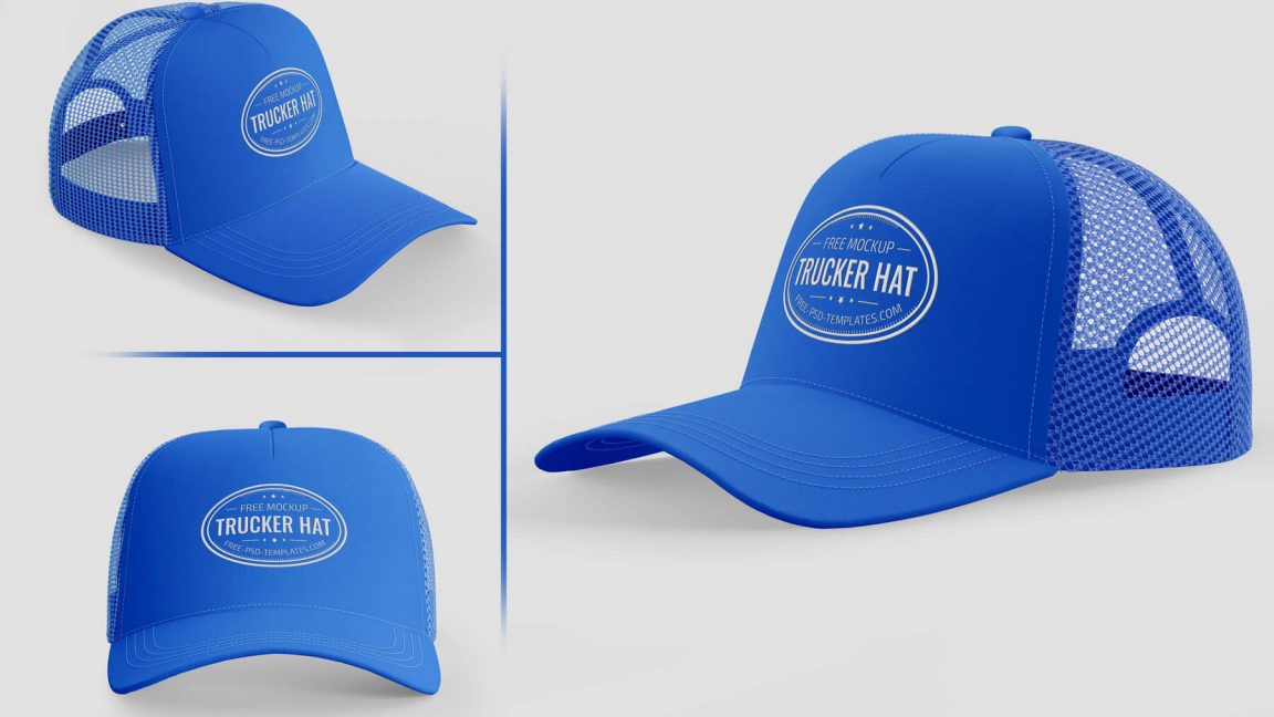 Free Snapback Hat / P-Cap Mockup PSD Set - PsFiles