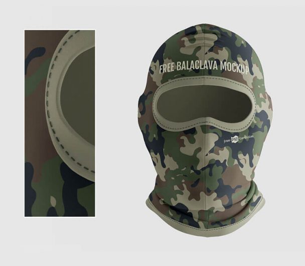 3 Free Balaclava Mockups PSD Set - PsFiles