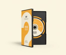 4 Free DVD Plastic Case Mockup PSD Set - PsFiles