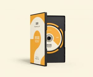 4 Free DVD Plastic Case Mockup PSD Set - PsFiles