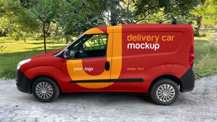 Free Shipping Containers Mockup PSD - PsFiles