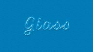 Free Glass Text Effect PSD - PsFiles