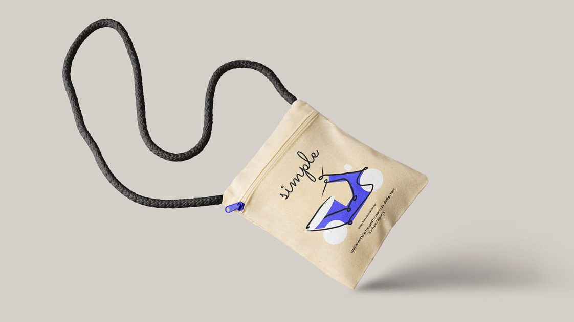 Free Drawstring Linen Backpack Mockup PSD - PsFiles