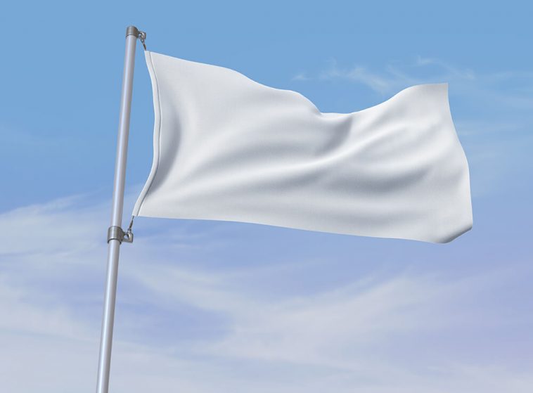 Waving Fabric Flag Mockup PSD free - PsFiles