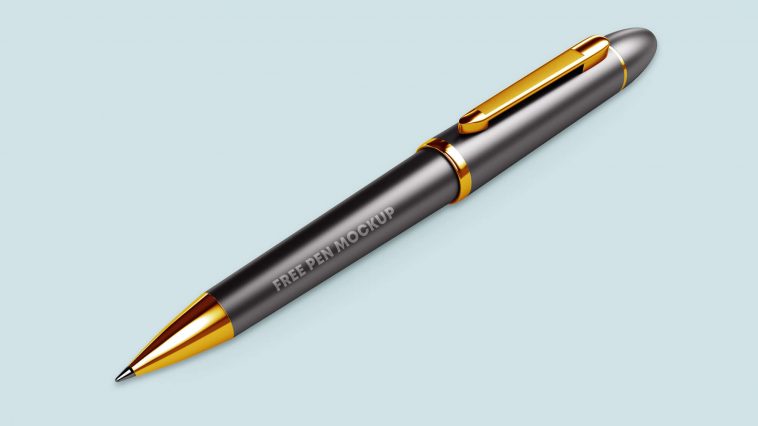 Free Parker Pen Package Mockup PSD - PsFiles