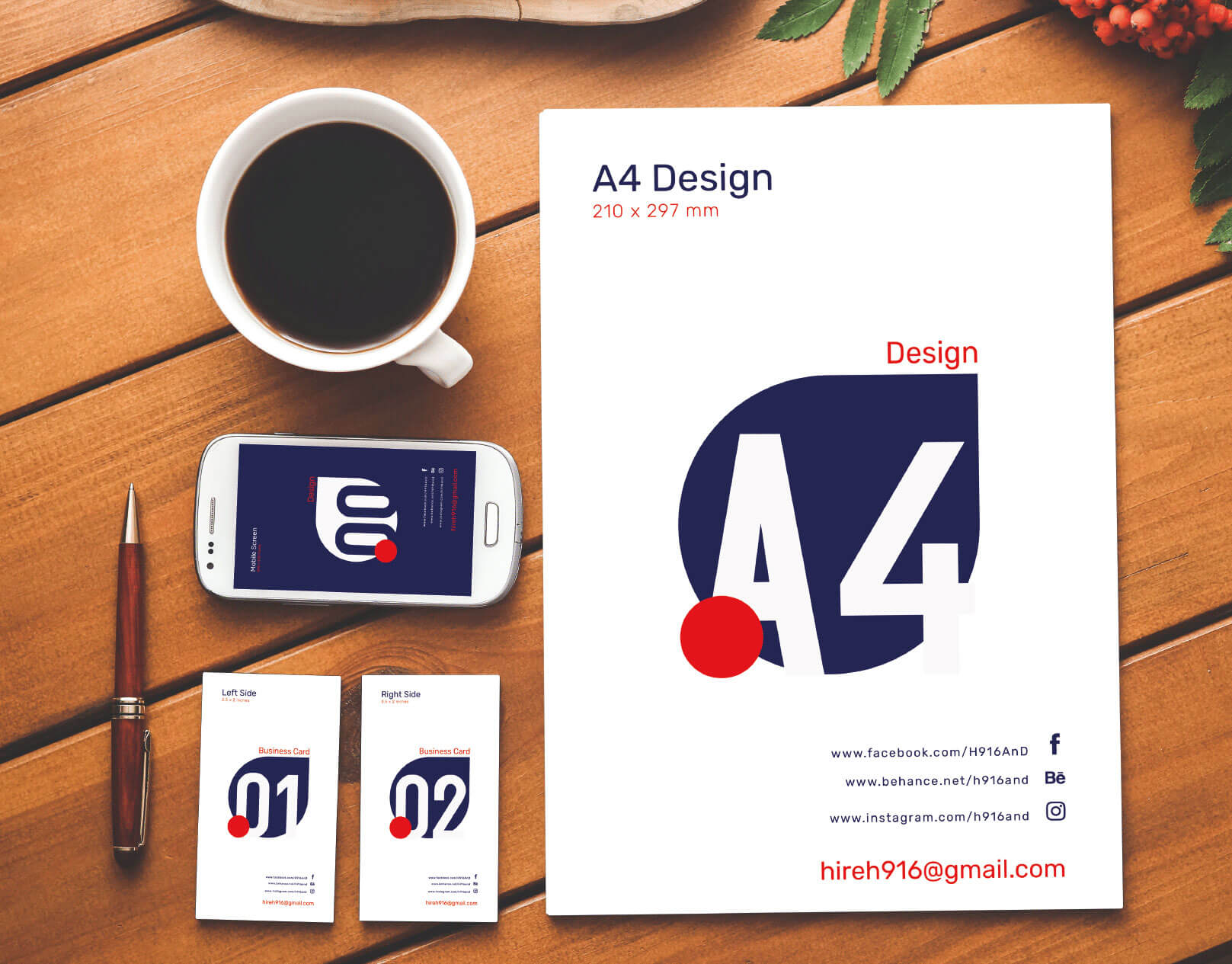 Free Simple Logo Branding Mockup PSD - PsFiles