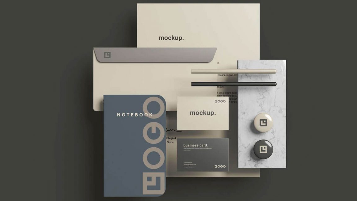 Free Stationery Mockup for Branding PSD - PsFiles