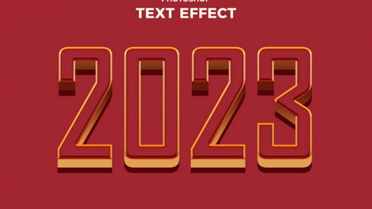 Free Comic 2D Text Effect PSD template - PsFiles