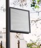 Free Outdoor Advertising Metal Frame Pole Sign Mockup PSD - PsFiles