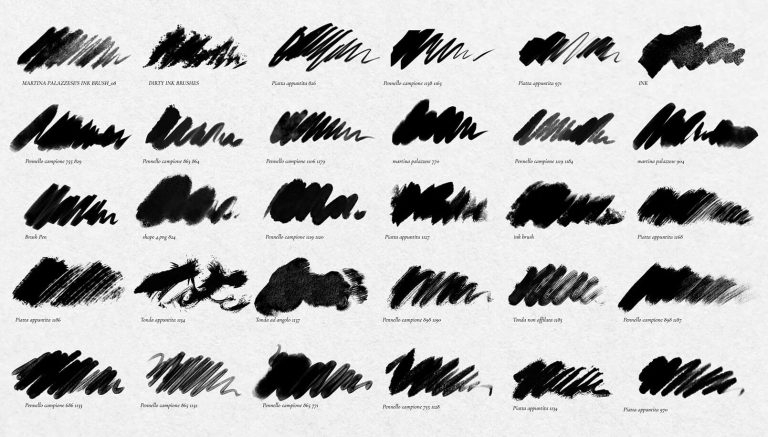 Ink Brushes For Photoshop Free Download - PsFiles