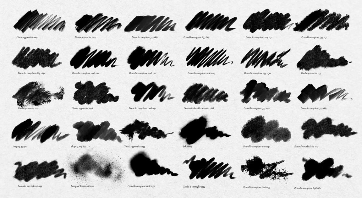 Ink Brushes For Photoshop Free Download - PsFiles