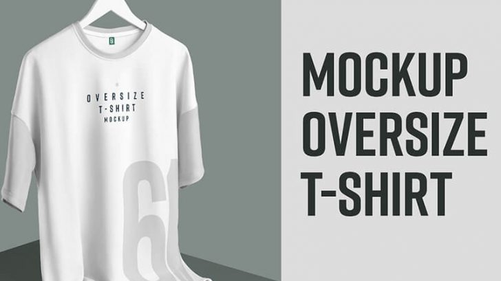 Free Oversized T-Shirt Mockup PSD set - PsFiles