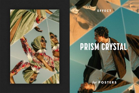 Free Prism Crystal Photo Effect PSD for Posters - PsFiles - Free ...