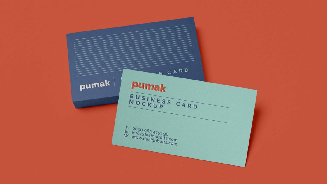 Stacked Business Cards Free PSD Mockup - PsFiles