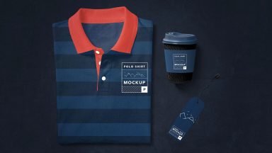 Free Round Product Tag Mockup PSD Set - PsFiles