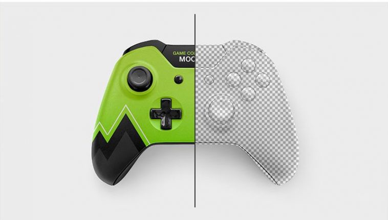 Free Game Controller Mockup PSD - PsFiles