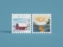 Free Postage Stamp Mockup PSD - PsFiles