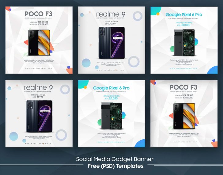 Free Mobile Smartphone Sale Ads Post PSD Templates - PsFiles