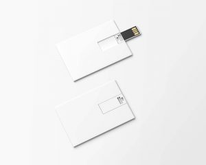 Free Business Card USB Pen Drive Branding Mockup PSD - PsFiles