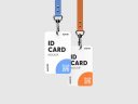 Free Vertical Rounded Corner ID Card Mockup PSD - PsFiles