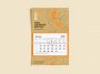 Free Kraft Paper Board Wall Calendar 2023 Mockup PSD set - Free PsFiles
