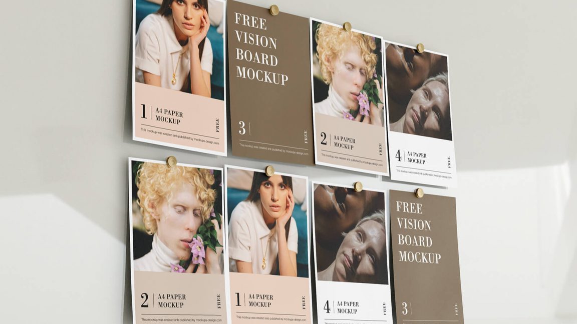 Free Landscape Instant Photo Mockup PSD - PsFiles