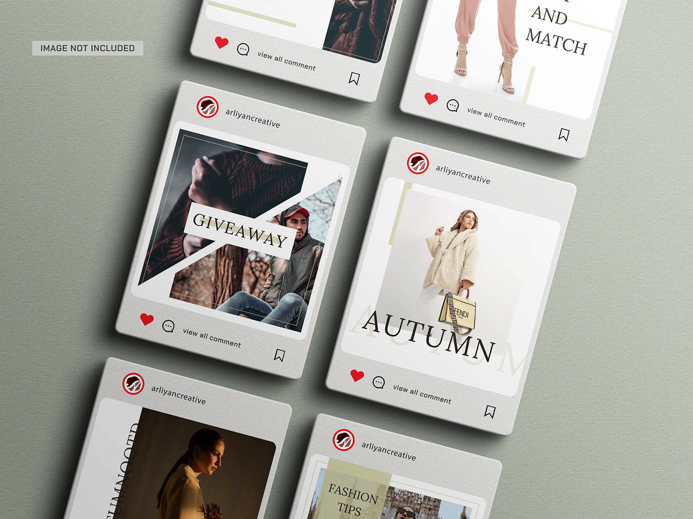 Free Simple and Elegant Instagram Post Template | Autumn - PsFiles