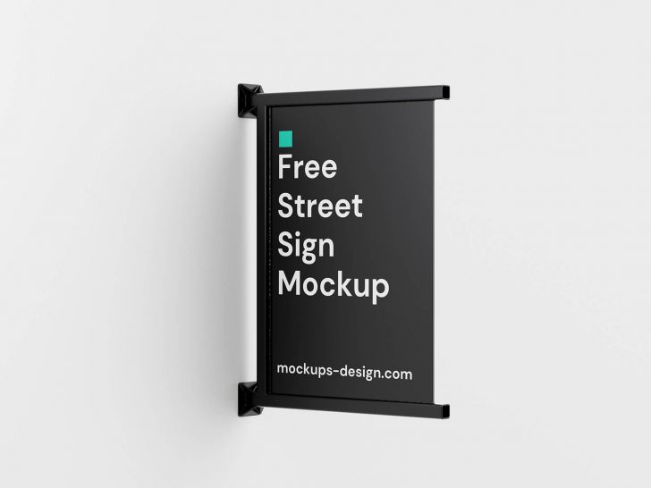 Wall Mounted Iron Metal Logo Sign Mockups 3 Free PSD files - PsFiles